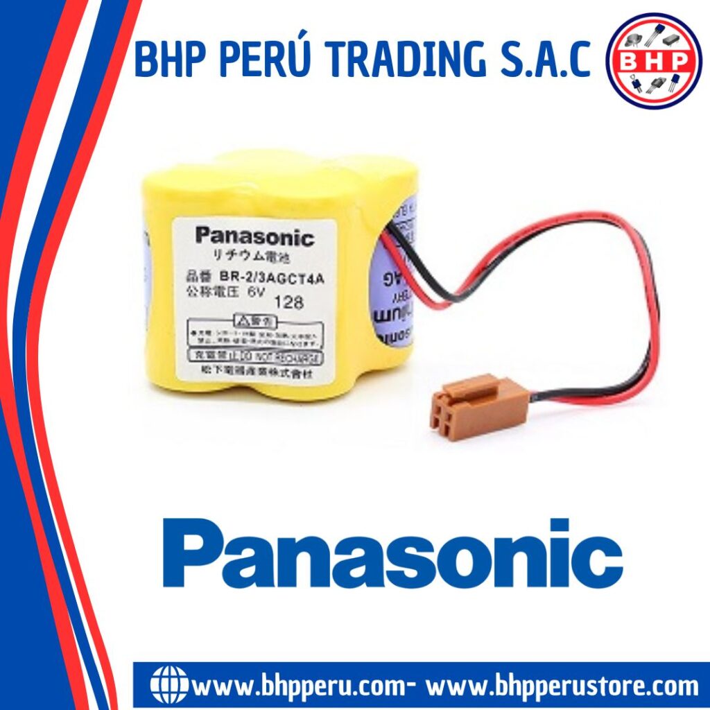 BR-2/3AGCT4A PANASONIC PACK BATERÍA LITHIUM 6V – 2400MAH – BHP Perú Web