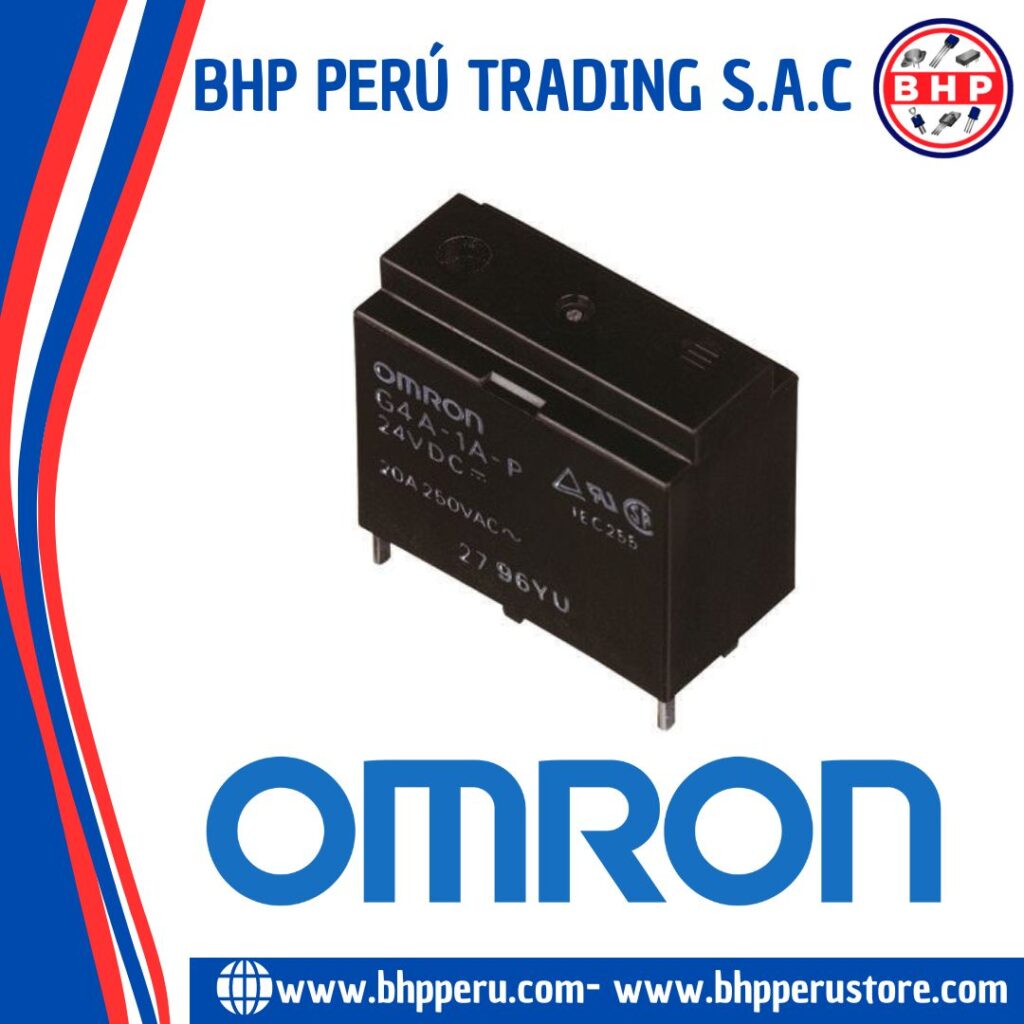 G4A-1A-PE-DC24 OMRON RELAY USO GENERAL SPST 20A / 24V – BHP Perú Web