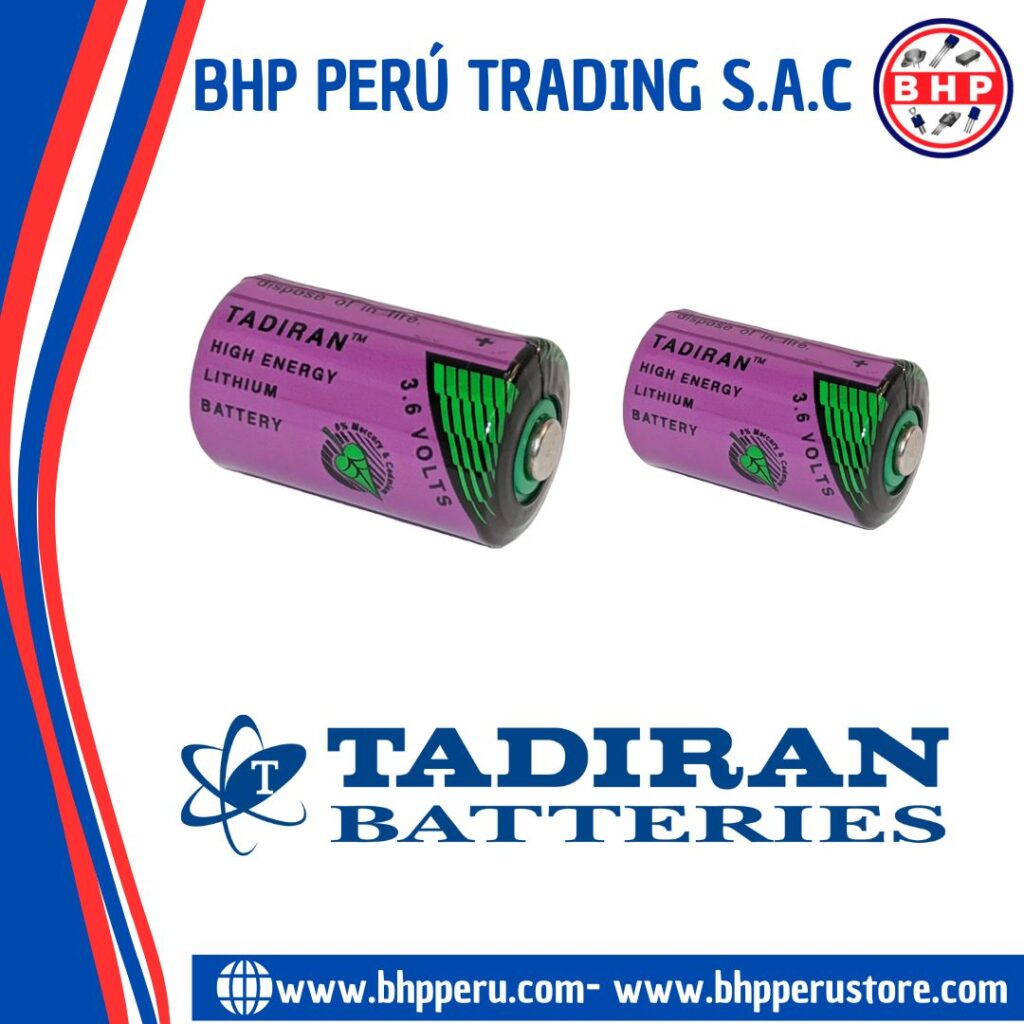TL-2150/S TADIRAN BATERÍA LITHIUM 1/2AA, 3.6V – 1.0AH. (LI-SOCI2) – BHP ...