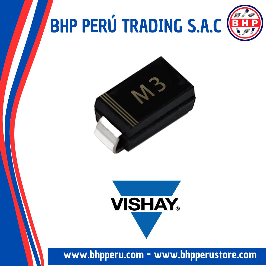 M3 VISHAY DIODO ZENER 36V – 500MW. SOD-123 – BHP Perú Web