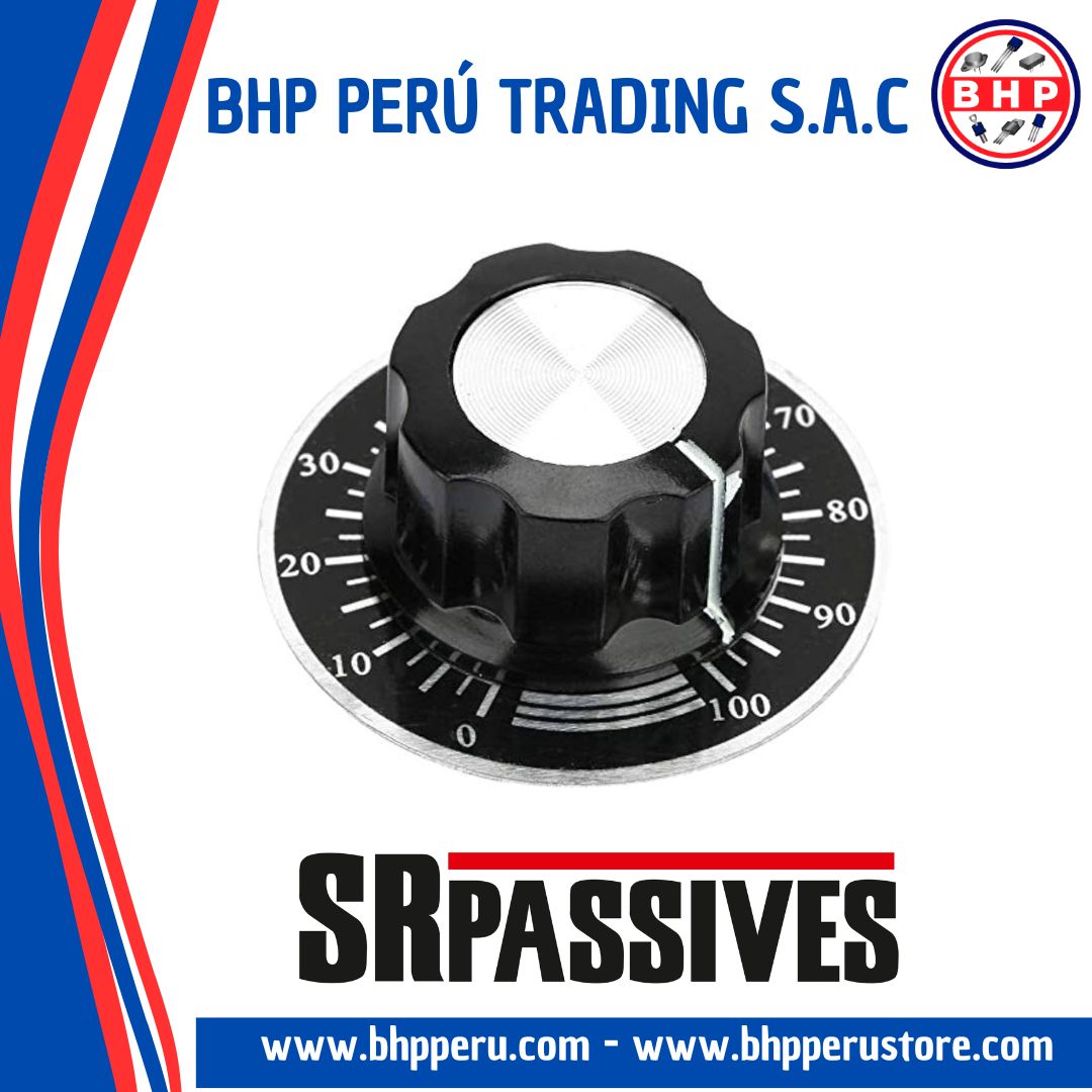 C-1 6MM SR PASSIVES PERILLA DIAL DIGITAL PARA POTENCIÓMETRO 6MM 37MM ...