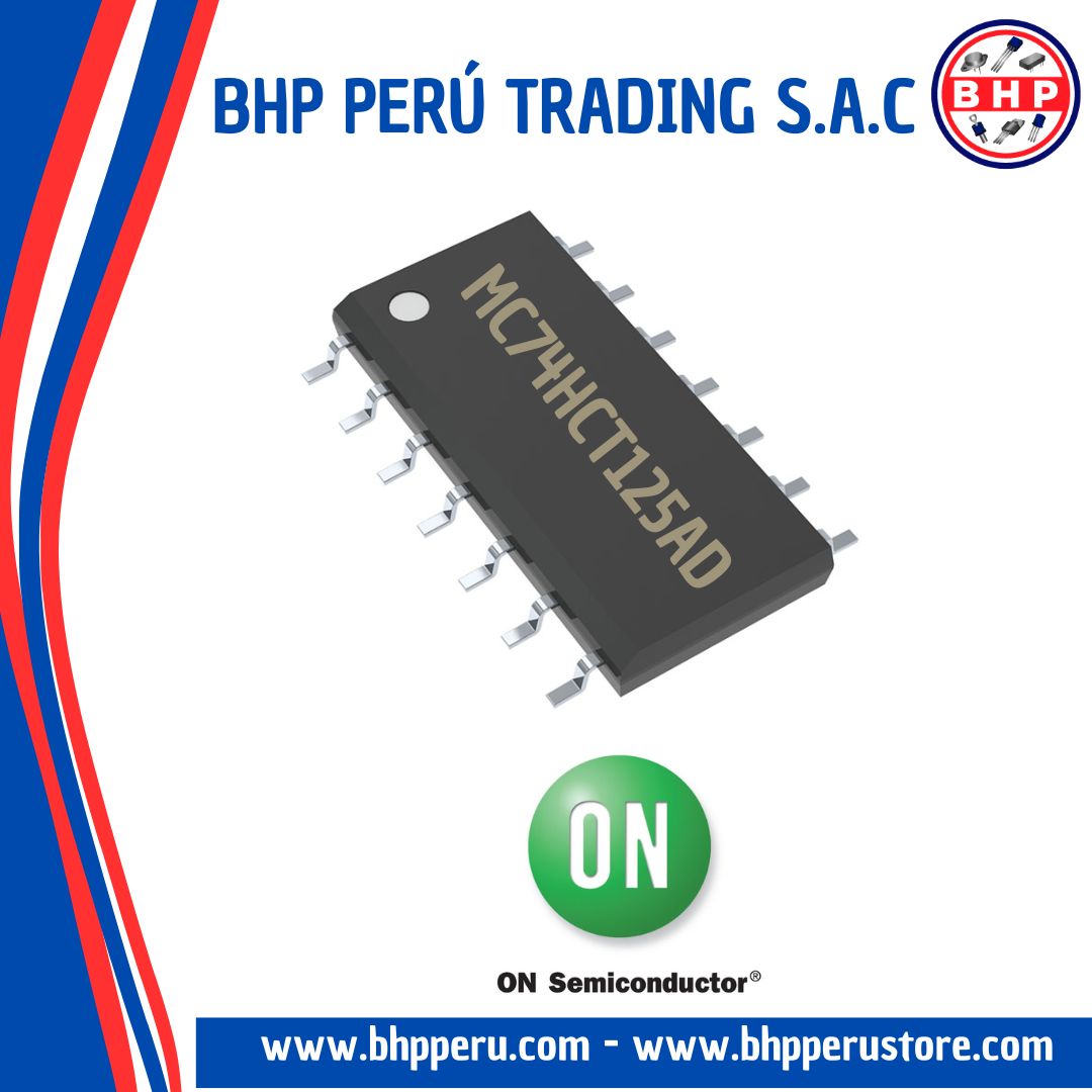 MC74HCT125AD ON SEMICONDUCTOR CIRCUITO INTEGRADO I.C. BUFF/DVR TRI-ST ...