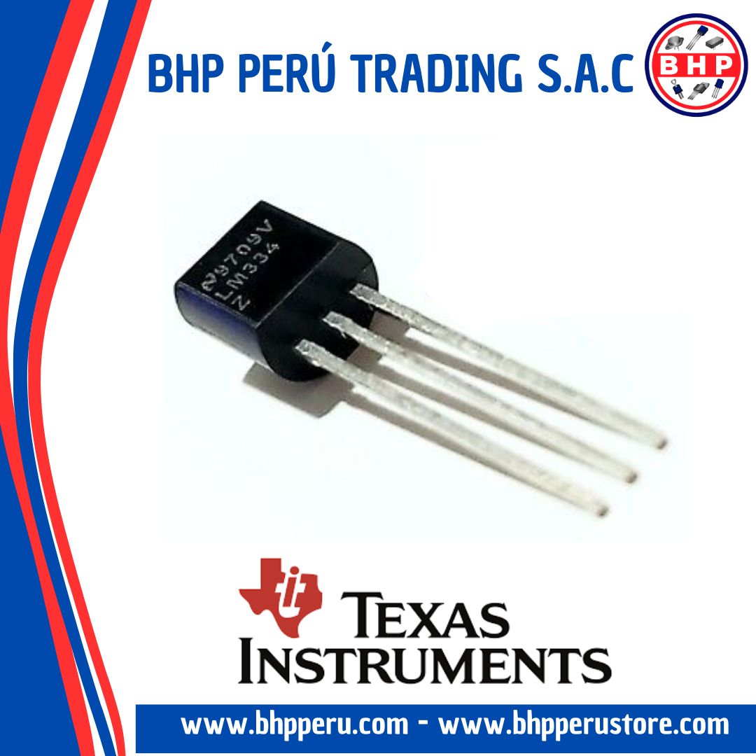 LM334Z TEXAS INSTRUMENTS CIRCUITO INTEGRADO I.C. CONST CURRENT SOURCE ...