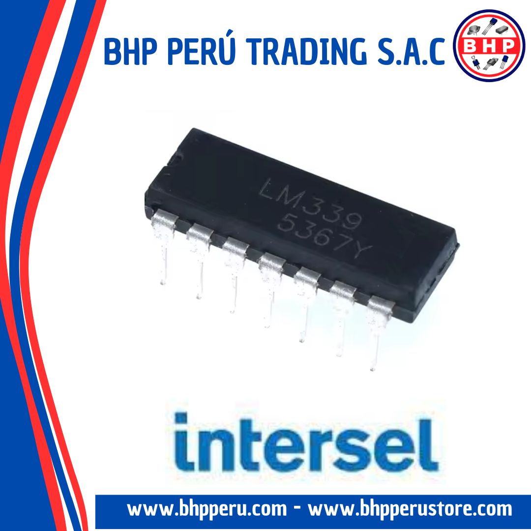 LM339P INTERSEL CIRCUITO INTEGRADO I.C. COMPARATOR LOW-POWER QUAD DIP-14 – BHP Perú Web