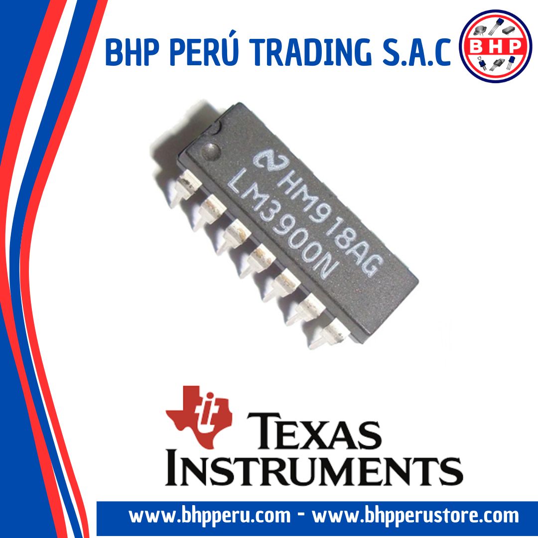 LM3900N TEXAS INSTRUMENTS CIRCUITO INTEGRADO I.C. QUADRUPLE NORTON ...