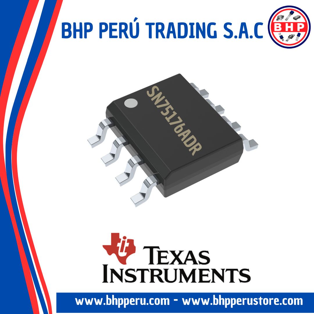 SN75176ADR TEXAS INSTRUMENTS CIRCUITO INTEGRADO I.C. TRANSCEIVER HALF 1 ...