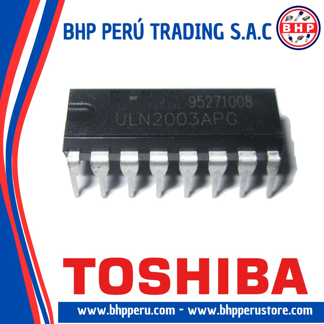 ULN2003APG TOSHIBA CIRCUITO INTEGRADO I.C. ARRAYS SEVEN DARLINGTON DIP ...