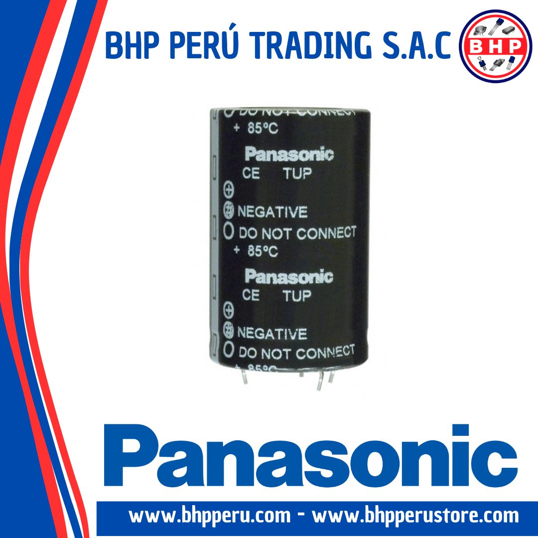 ECE-T2GP102FA PANASONIC CAPACITOR ALUMINIO 1000UF 400V 20% RADIAL, SNAP ...