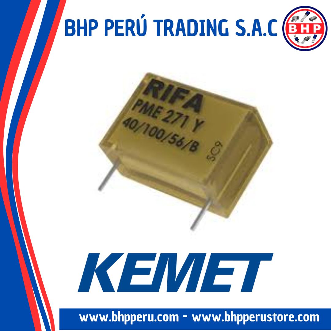 PME271Y422MR30 KEMET CAPACITOR FILM 2.2NF/0.0022UF 20% 250VAC RADIAL ...