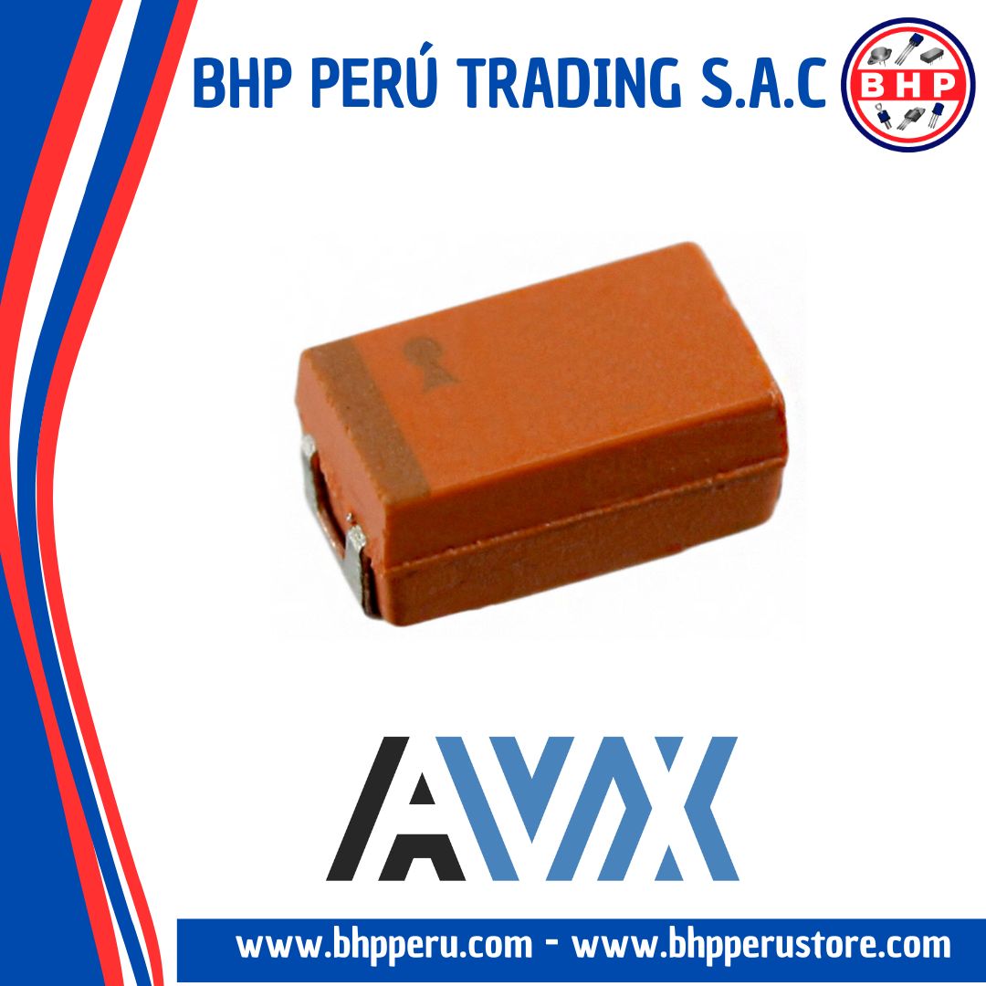 TAJC227K006RNJ AVX CAPACITOR TANTALUM 220UF 6.3V 10% 6032 SMD – BHP ...