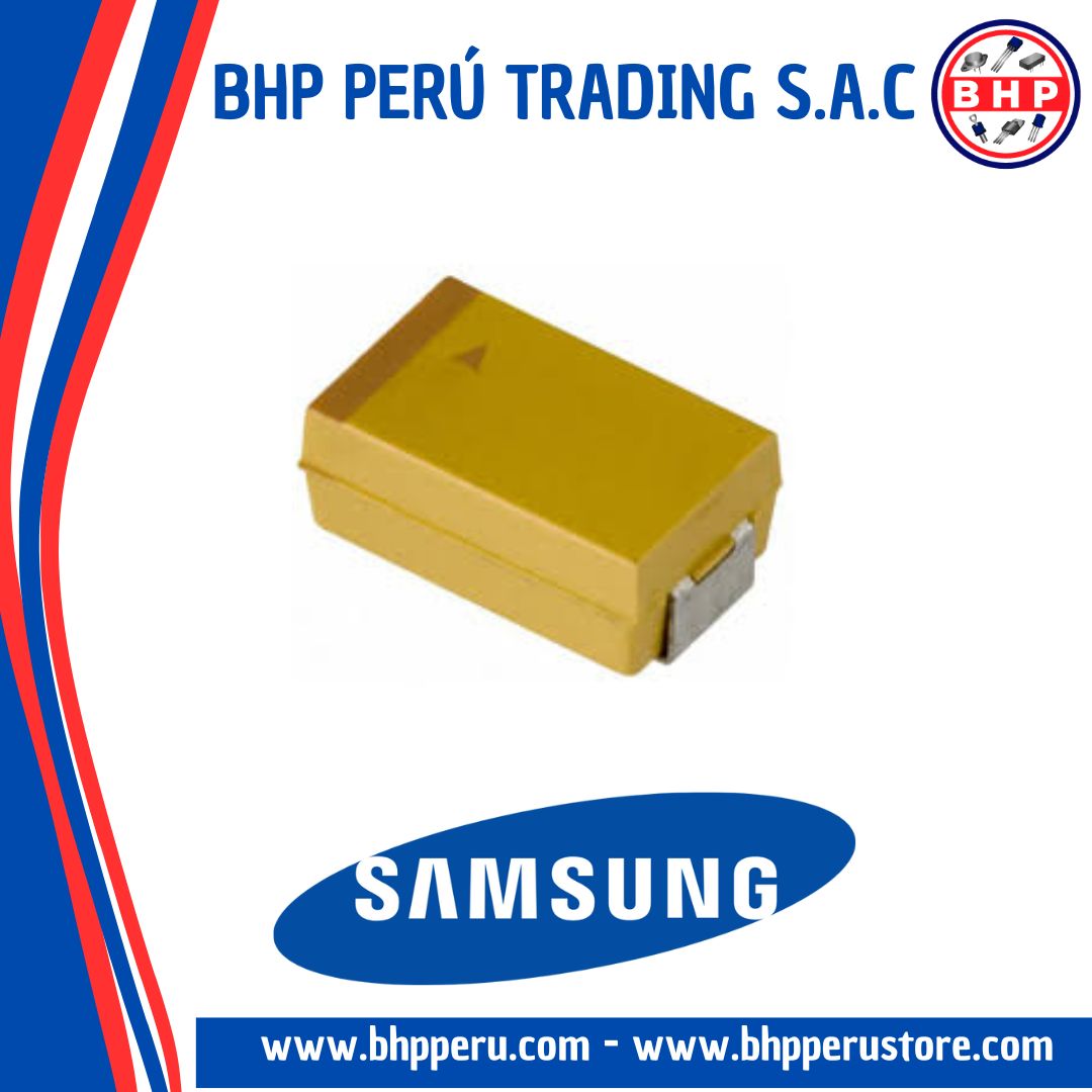TCSCS1V475MCAR SAMSUNG CAPACITOR TANTALIO SMD 4.7UF / 35V – BHP Perú Web