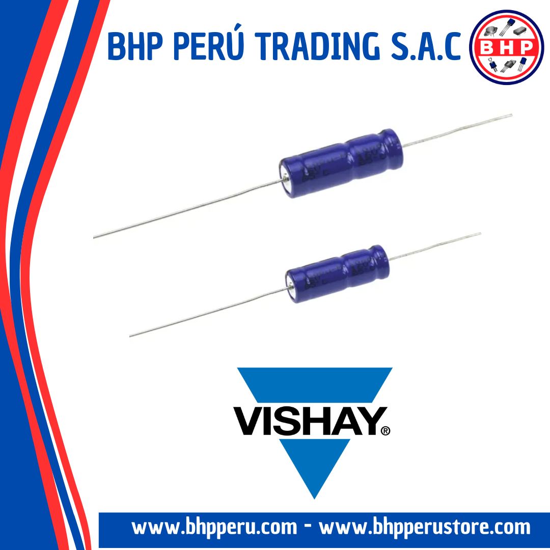 MAL202115102E3 SPRAGUE / VISHAY CONDENSADOR ELECT. AXIAL 1000UF – 16V. 20% 855°C – BHP Perú Web