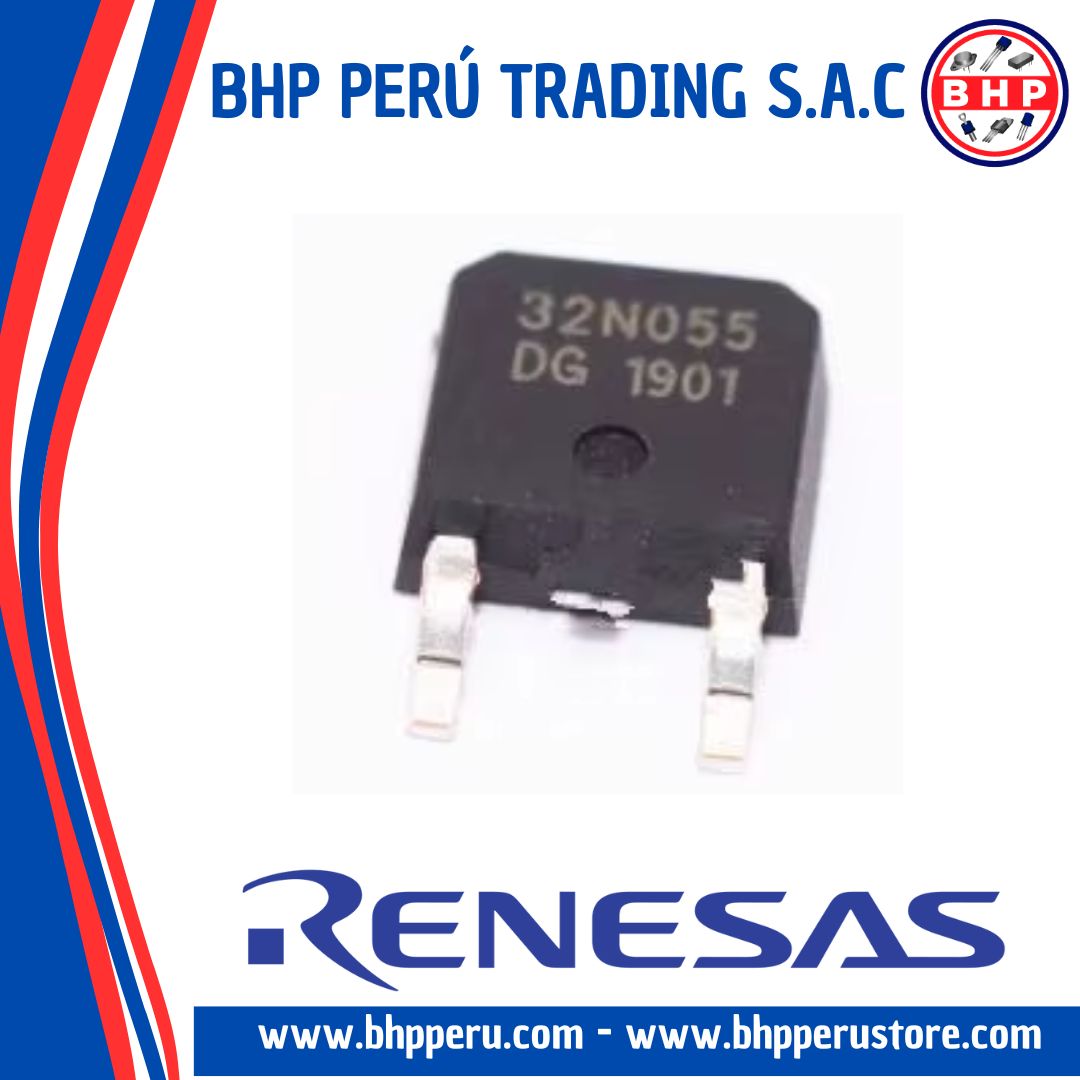 32N055 RENESAS ELECTRONICS TRANSISTOR MOSFET N-CHANNEL 55V 32A TO-252 ...