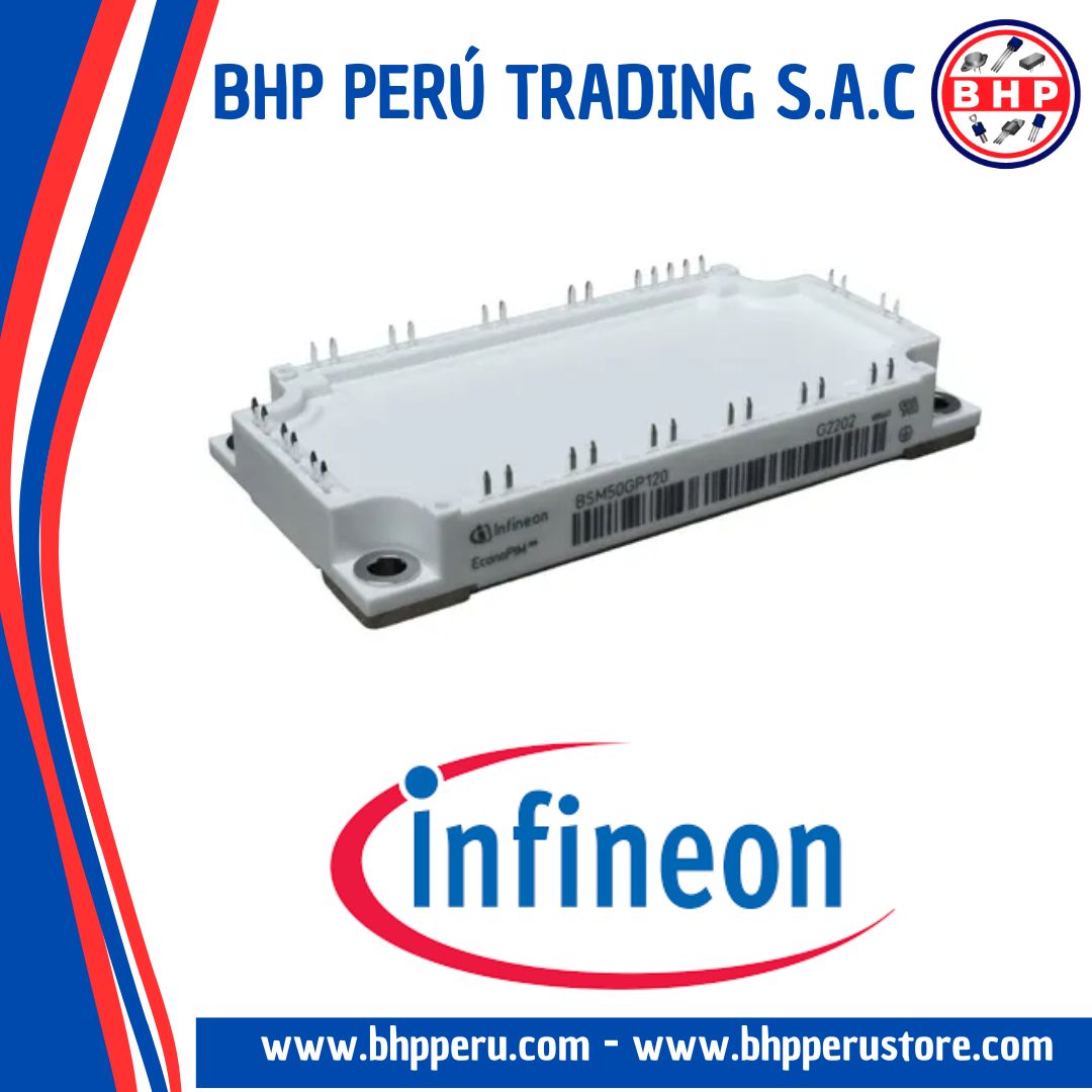 BSM50GP120 INFINEON TECHNOLOGIES MÓDULO IGBT 50A / 1200V. 360W. CHASSIS ...