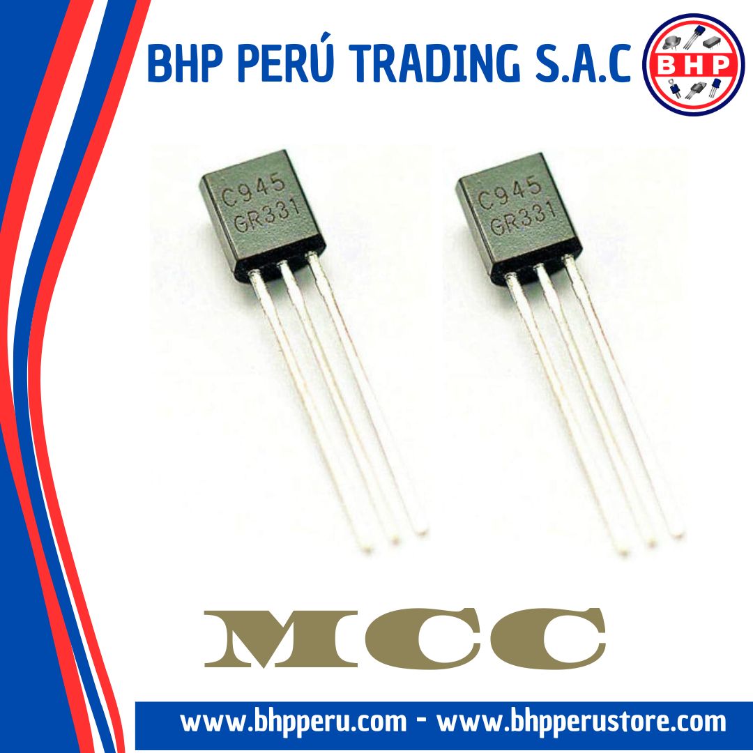 C945 MCC TRANSISTOR NPN SILICON 150MA 50V TO-92 – BHP Perú Web