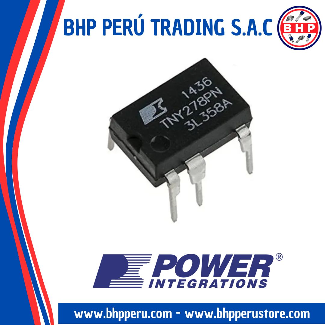 TNY278PN POWER INTEGRATIONS CIRCUITO INTEGRADO OFFLINE SWITCH OVP OTP ...